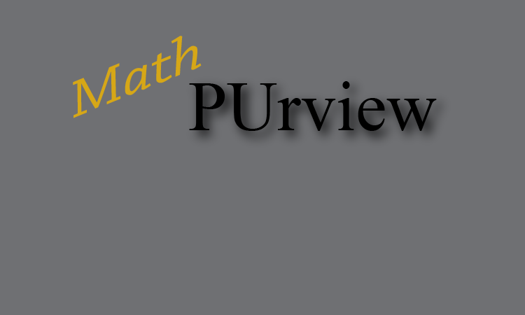 Department of Mathematics - Department of Mathematics, Purdue University